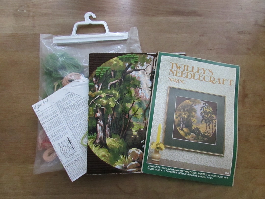 1970s Twilleys Needlecraft spring 816 Tapestry Kit, Designed by Sue ...