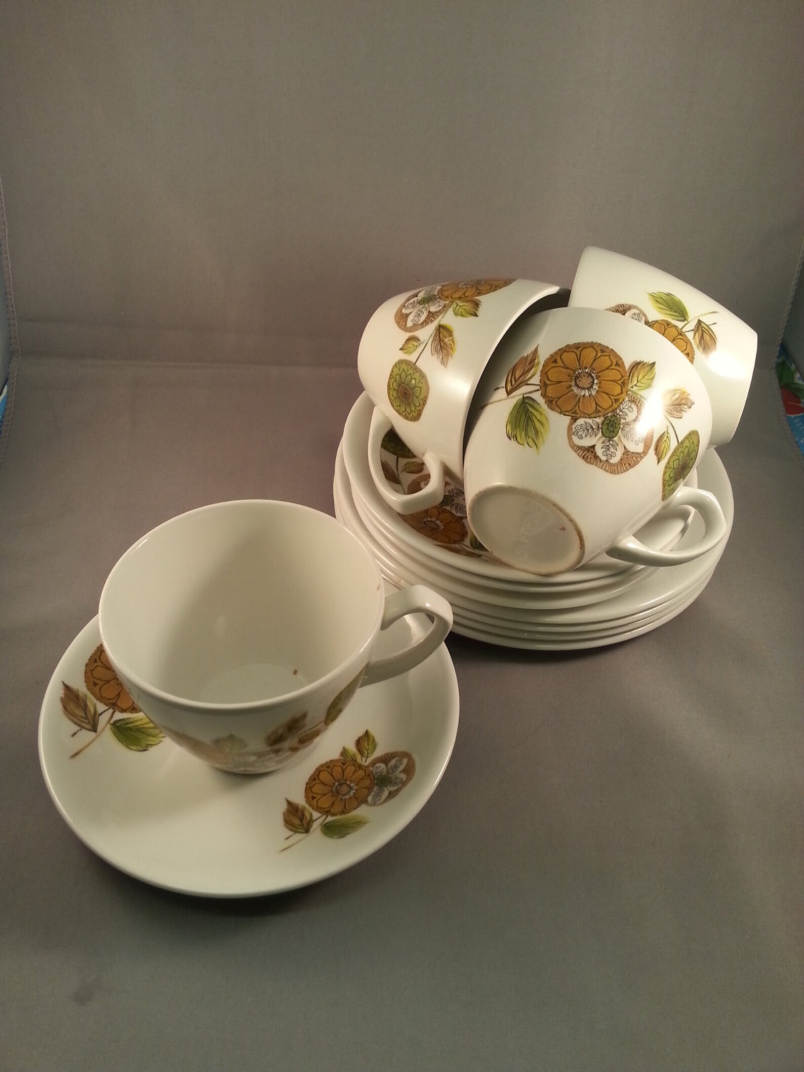 Vintage Alfred Meakin Glo-White Ironstone tea-set | Etsy