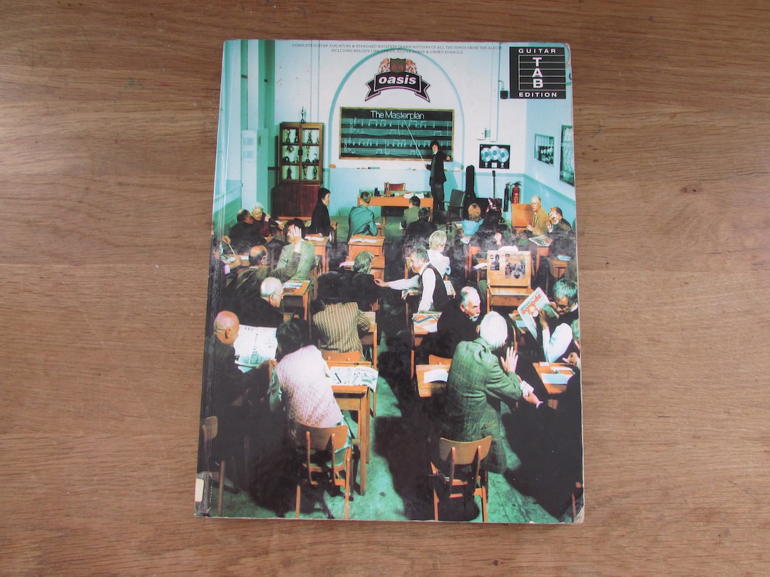 Oasis Guitar TAB Edition: the Masterplan hardback, 1998 - Etsy
