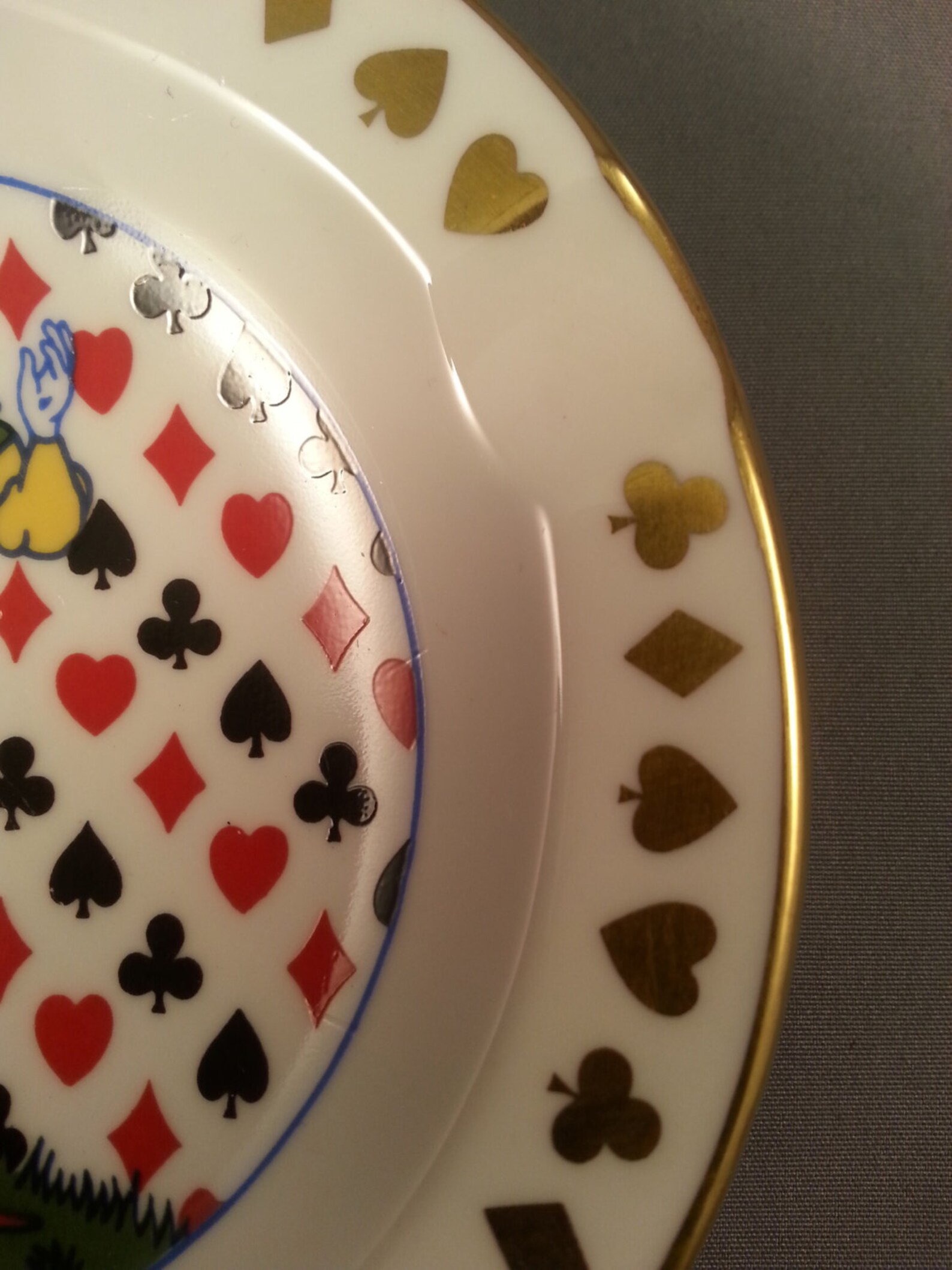 Rare Spode Joker/playing Card Pin Dish/ashtray - Etsy