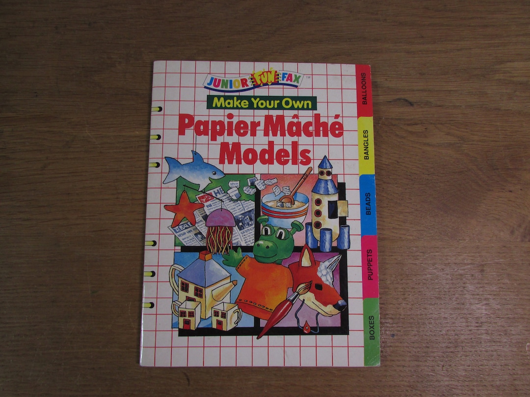Make Your Own Papier Mache Models, by Brenda Apsley softback, 1993 - Etsy