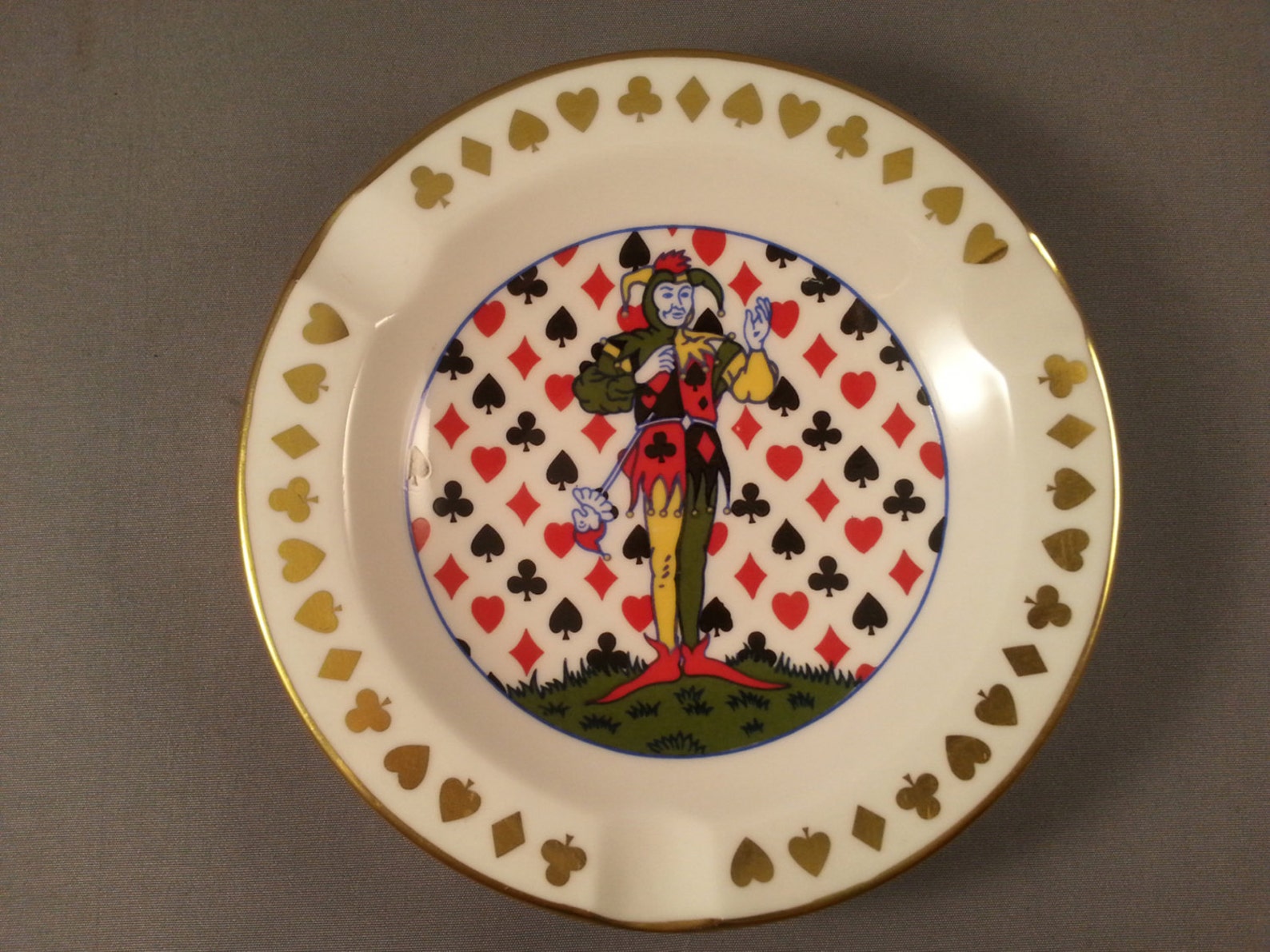 Rare Spode Joker/playing Card Pin Dish/ashtray - Etsy