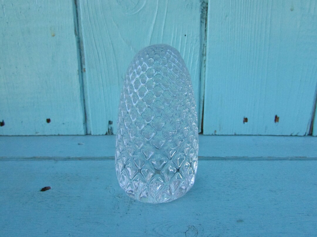 Vintage Art Glass Honeycomb Pine Cone Paperweight/ornament - Etsy