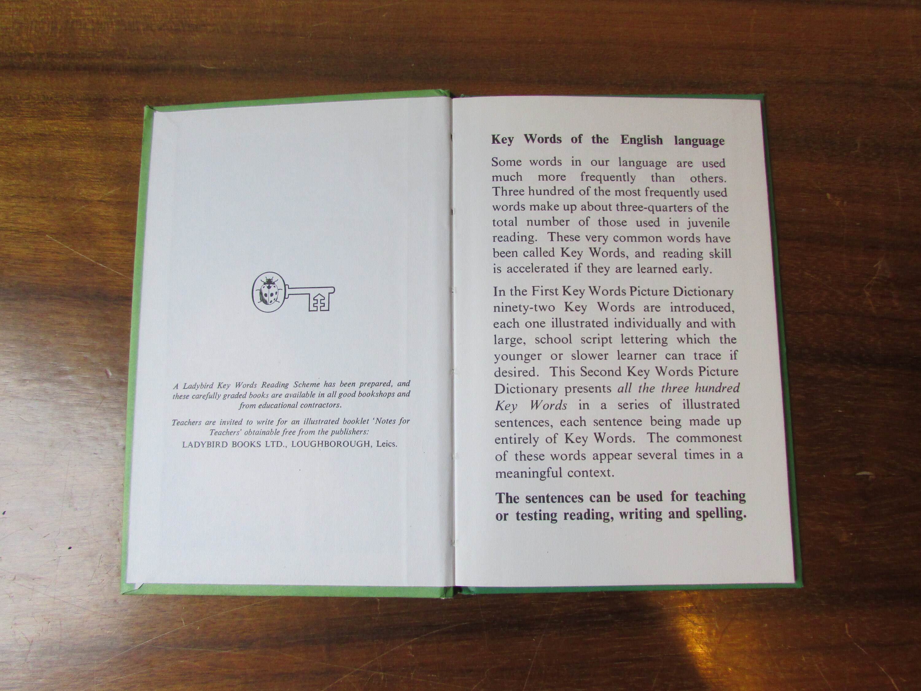 1966 Ladybird Picture Dictionary & Spelling Book - Etsy UK