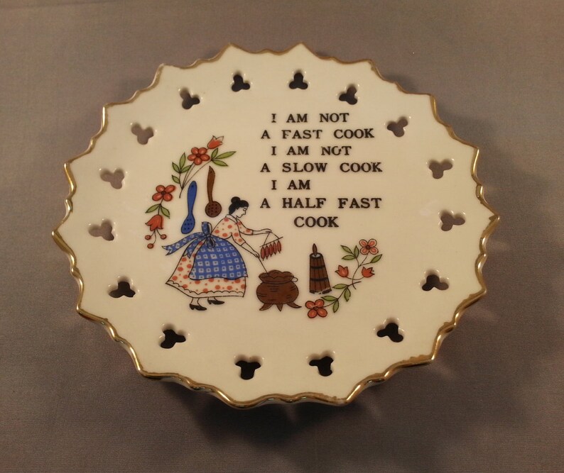 1950s Irish Gilt & Pierced Shamrock Souvenir Plate Made in - Etsy