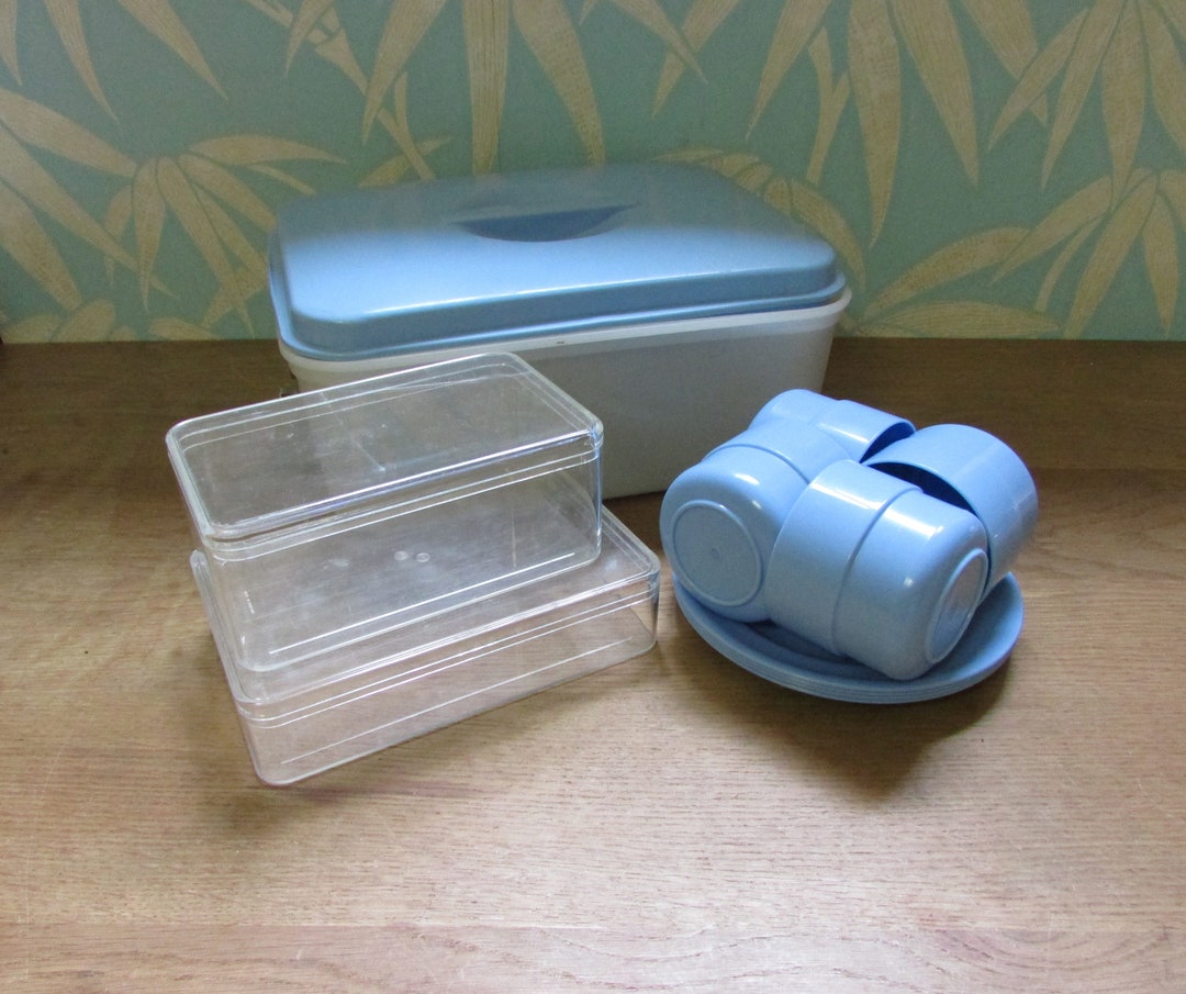 1960s/70s Stewart Plastics 4-person Mini Picnic Set - Etsy