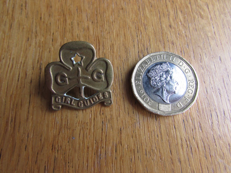 Mid-century Brass Girl Guides Trefoil Enrolment Promise Pin - Etsy