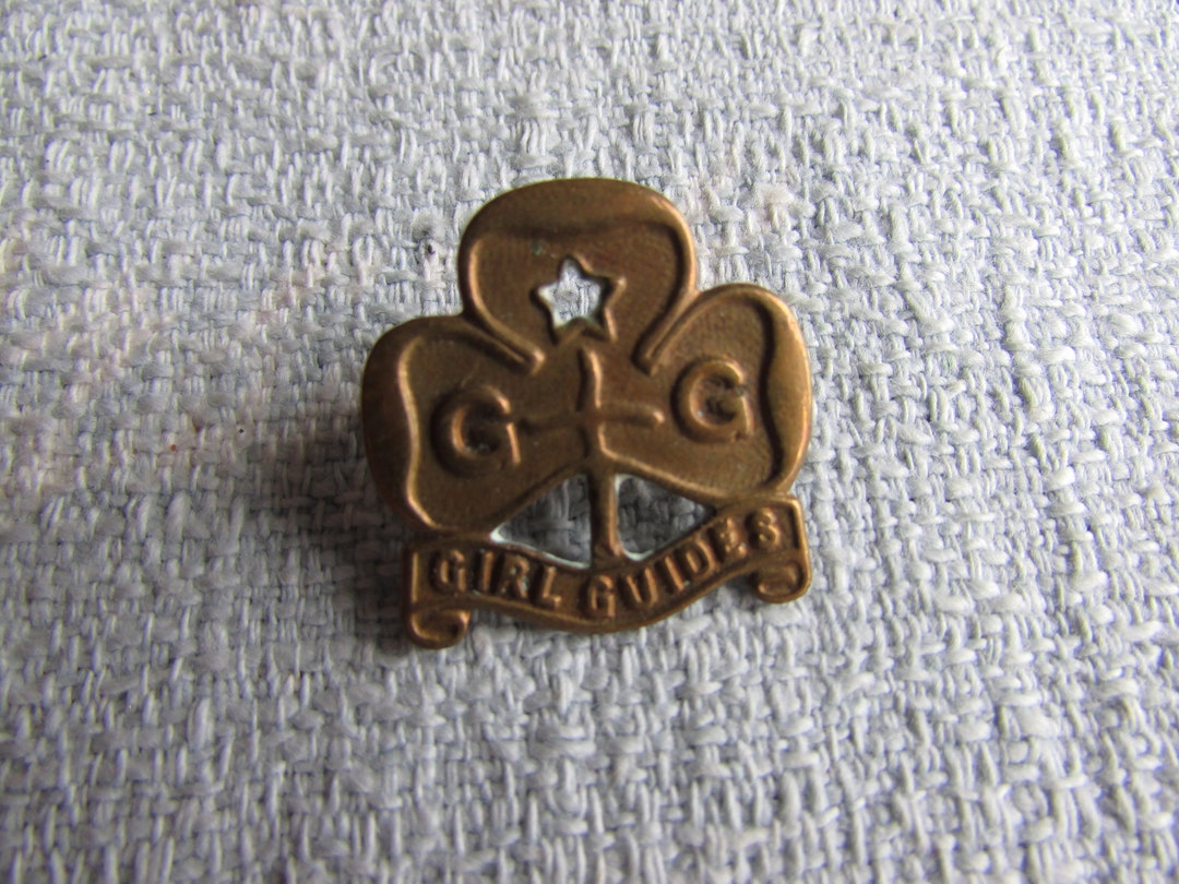Mid-century Brass Girl Guides Trefoil Enrolment Promise Pin - Etsy