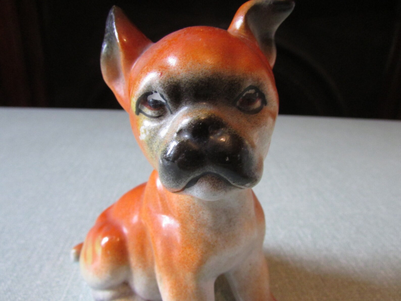 Rare Vintage Chalkware Bulldog Puppy Figurine - Etsy