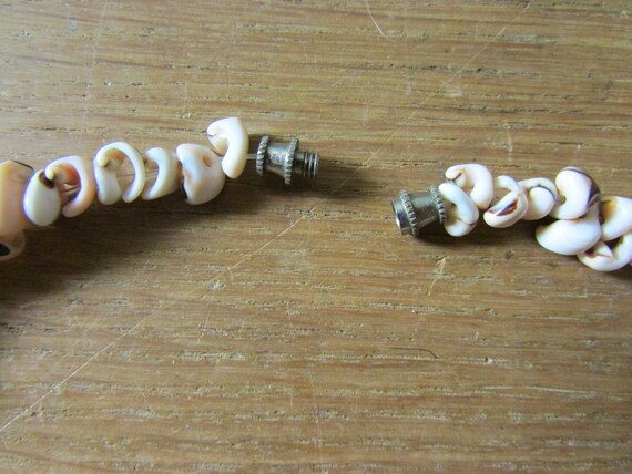 1940s twisted sea shell necklace - Gem