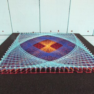 Home-made "square" String Art Made From Original 1973 Pattern - Etsy UK
