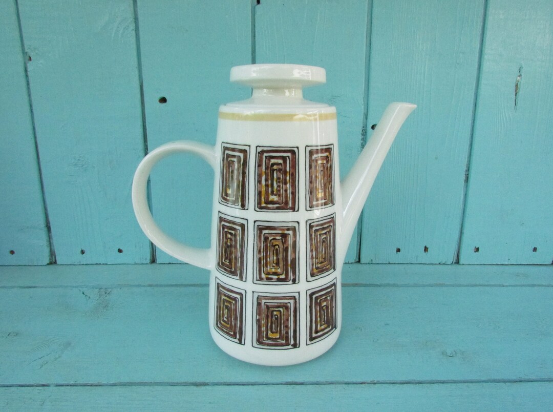 1970s Staffordshire Pottery Ridgway Andorra Coffee Pot - Etsy