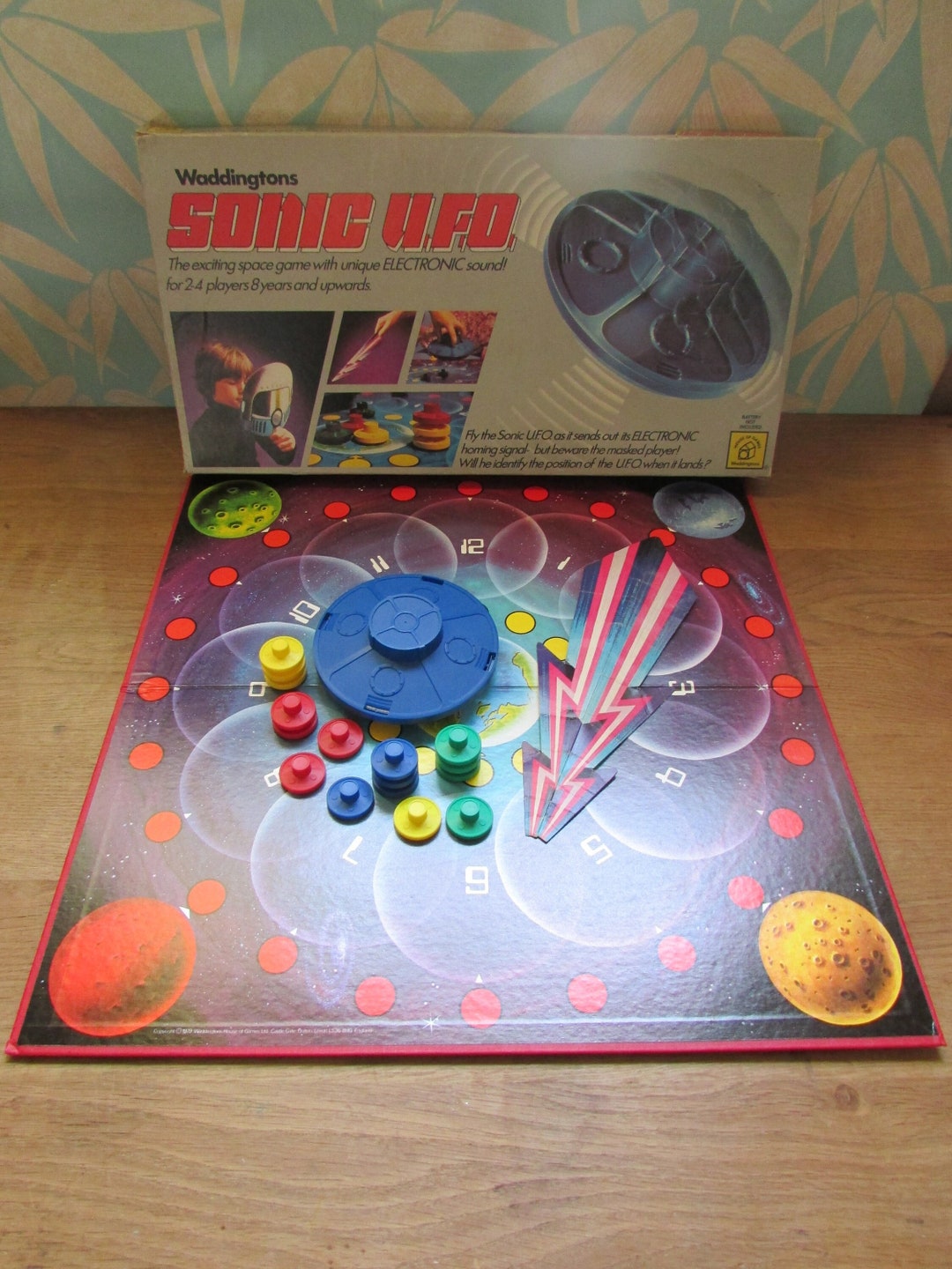 1979 Waddingtons Sonic UFO Space Board Game - Etsy