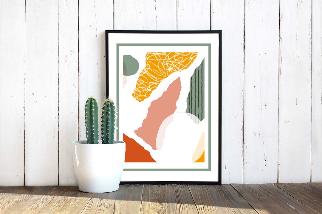 Abstract Digital Print, paper, Printable, Wall Art Instant Digital ...