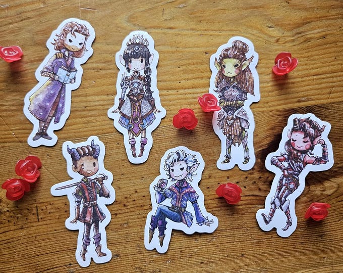 A4 / A5 Final Fantasy VI Art Print - FF6 Locke Cole, Terra Branford ...