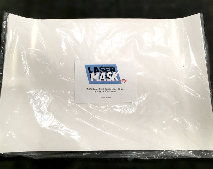 Laser Mask Paper -100 Sheets - Glowforge Size - Etsy