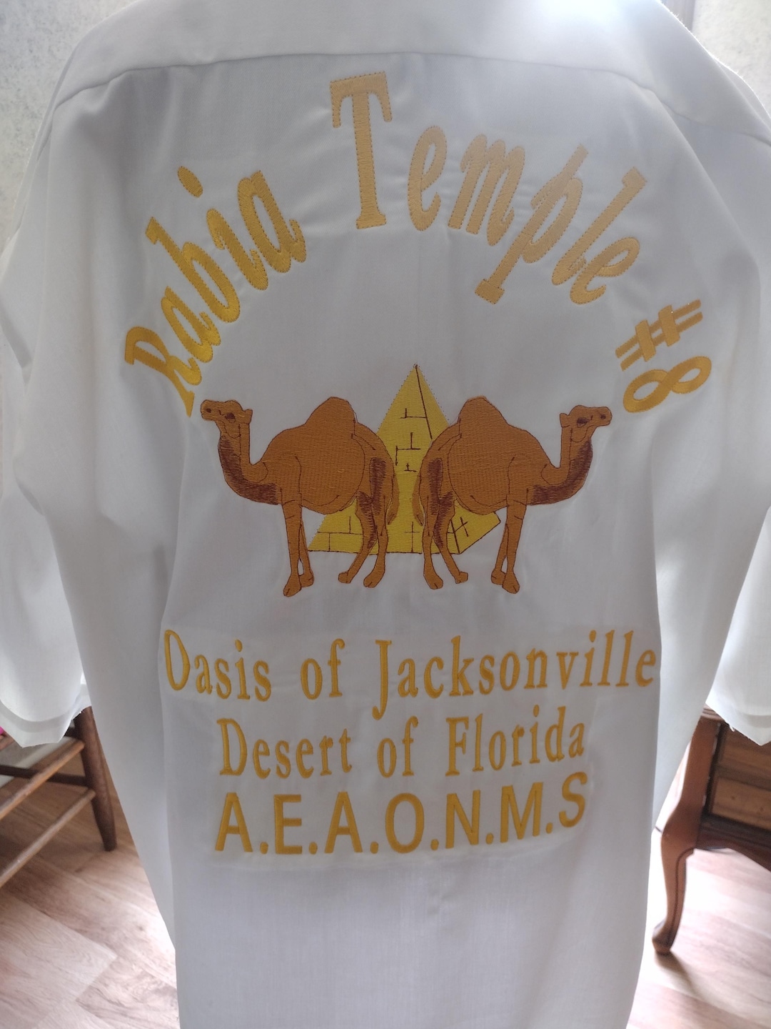 Embroidered Noble Shriner Walking Shirt, Masonic Apparel, Proud ...