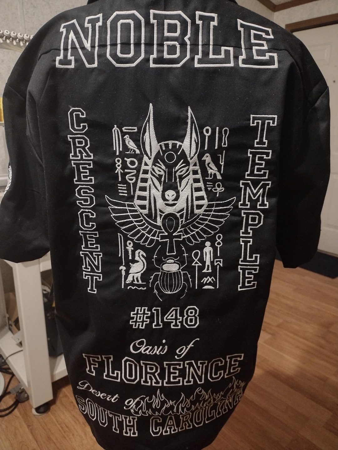 Custom Embroidered Masonic Shriner Walking Shirt, Personalized Noble ...