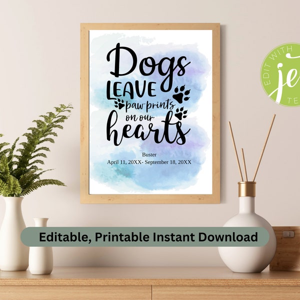 Dogs Leave Paw Print - Etsy