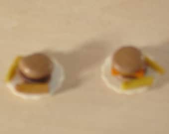 Hamburger Plates | Etsy