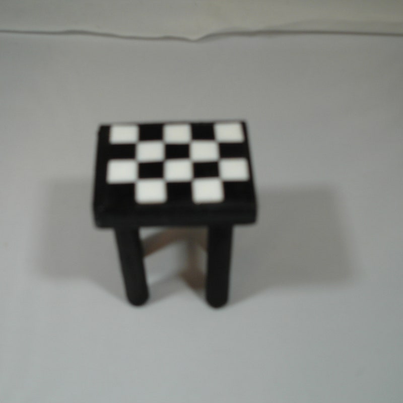 Checkerboard Side Table - Etsy