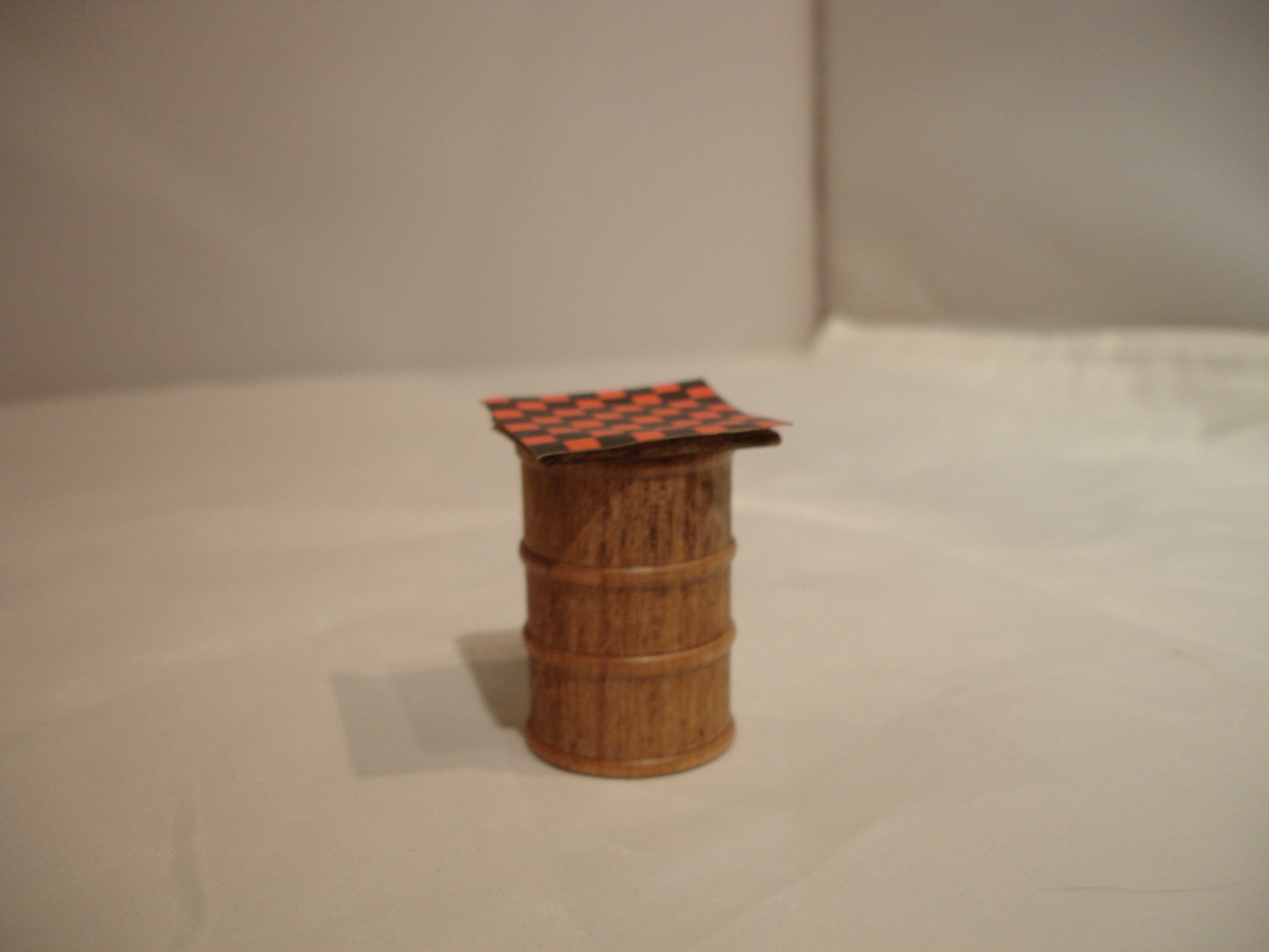 Mini Chess/checker Board on Barrel - Etsy