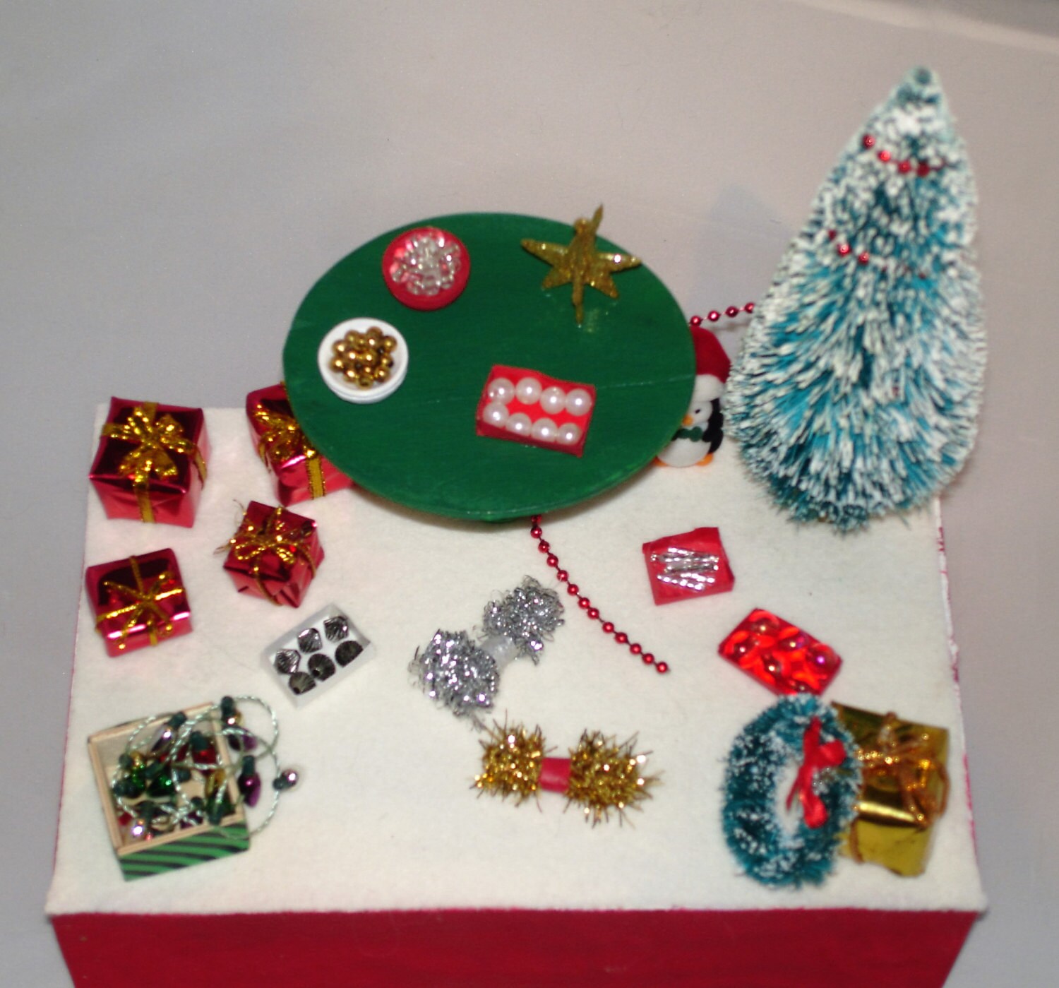 Christmas Scene Large Tree Decorating - Etsy