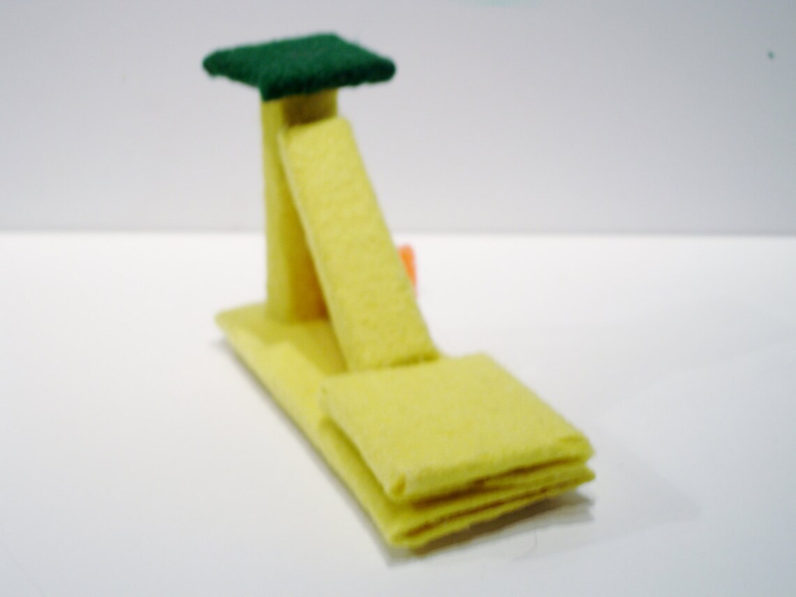 Cat Scratching Post Yellow - Etsy