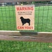 Personalized WARNING DOG Sign, Private Property, Custom Wood Sign ...