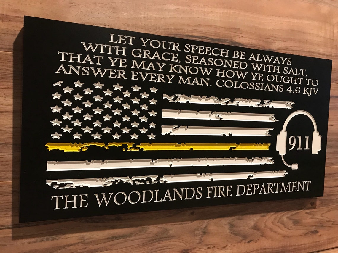 Personalized 911 Dispatcher Firefighter Gift Christmas Custom - Etsy