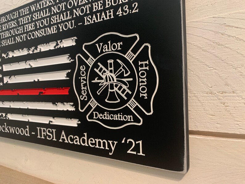 Fireman Personalized Sign Firefighter Gift Idea Fireman - Etsy