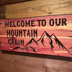Personalized Cabin Retreat Sign Wooden Signs House Camp Sign Custom ...