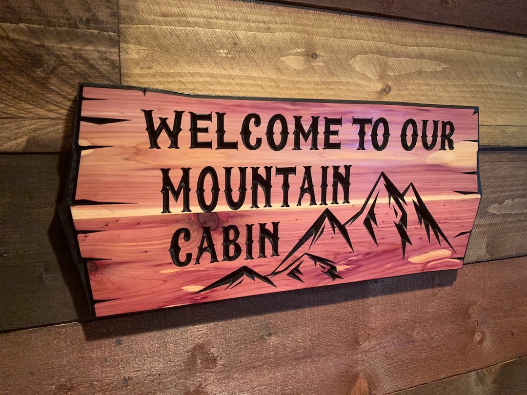 Personalized Cabin Retreat Sign Wooden Signs House Camp Sign Custom ...
