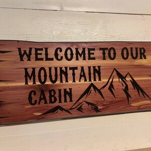 Personalized Cabin Retreat Sign Wooden Signs House Camp Sign Custom ...