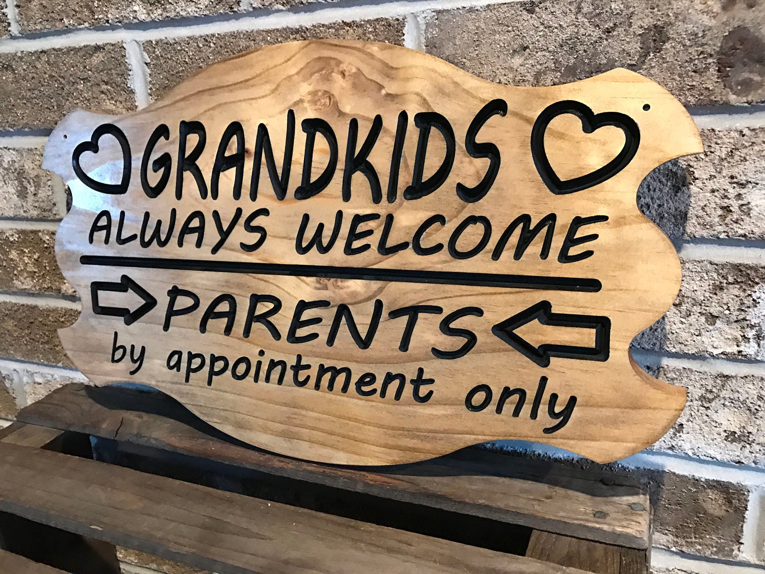 Grandparents Sign, Grandkids Sign, Grandparent Gift, Wood Sign, Wooden ...