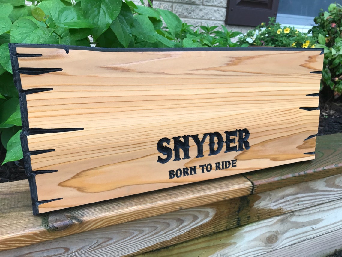 Custom Rustic Wood Signs Personalized Family Sign Garage - Etsy