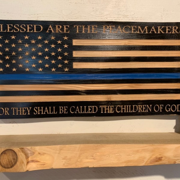 Thin Blue Line Decor - Etsy