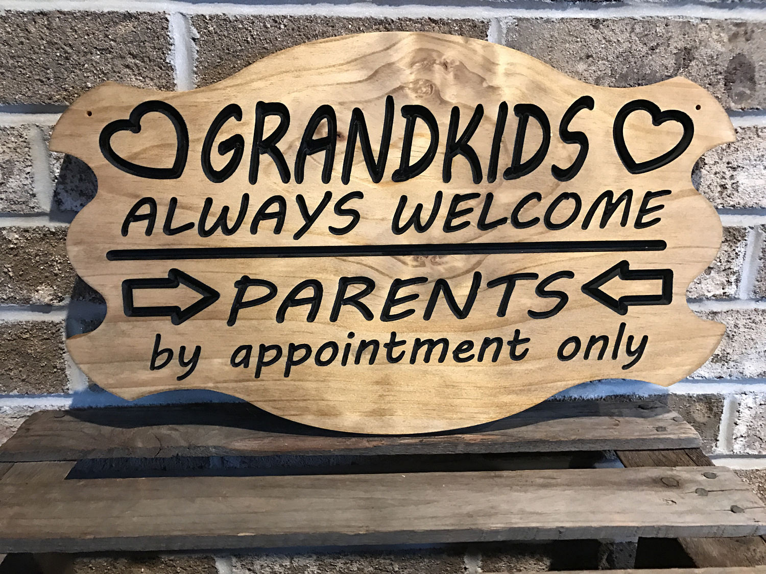 Grandparents Sign Grandkids Sign Grandparent Gift Wood | Etsy