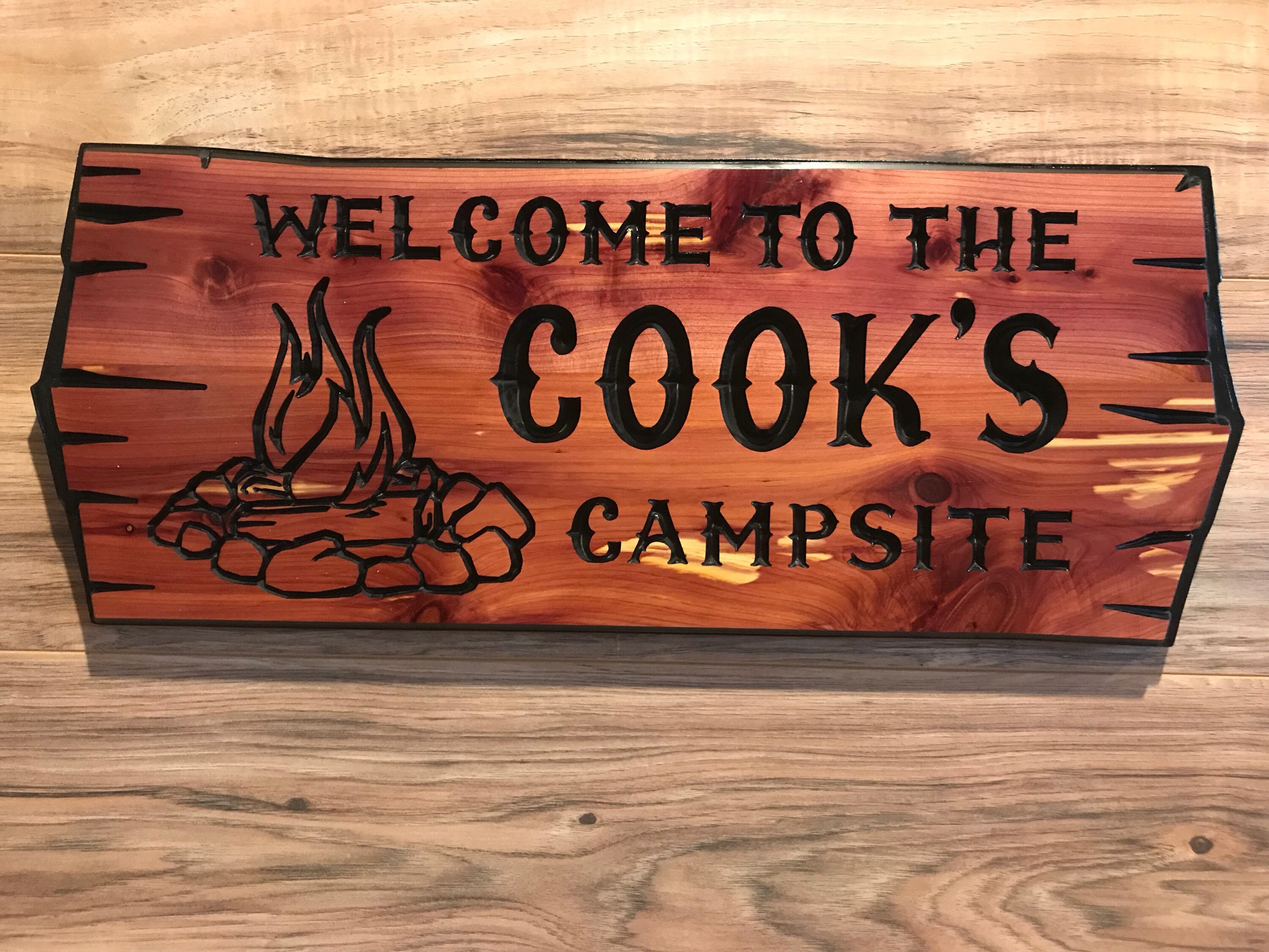 Personalized Cabin Retreat Sign Wooden Signs House Camp Sign | Etsy Canada