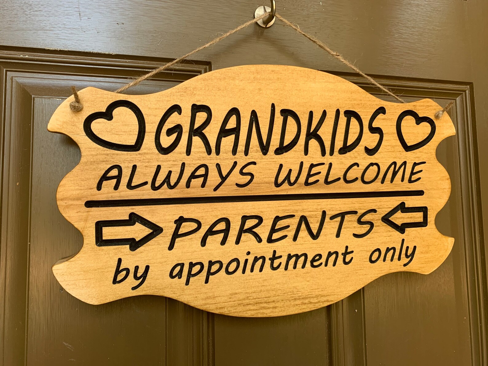 Grandparents Sign Grandkids Sign Grandparent Gift Wood - Etsy