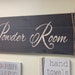 Powder Room Sign With Fresh Soap and Water, Bathroom Decor, Country ...