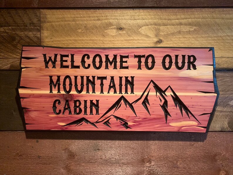 Personalized Cabin Retreat Sign Wooden Signs House Camp Sign - Etsy