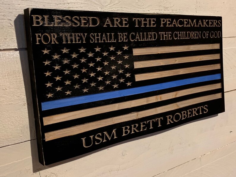 Personalized Peacemaker Police Officer Gifts Police Sign - Etsy