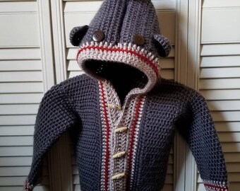 Sock Monkey Sweater | Etsy