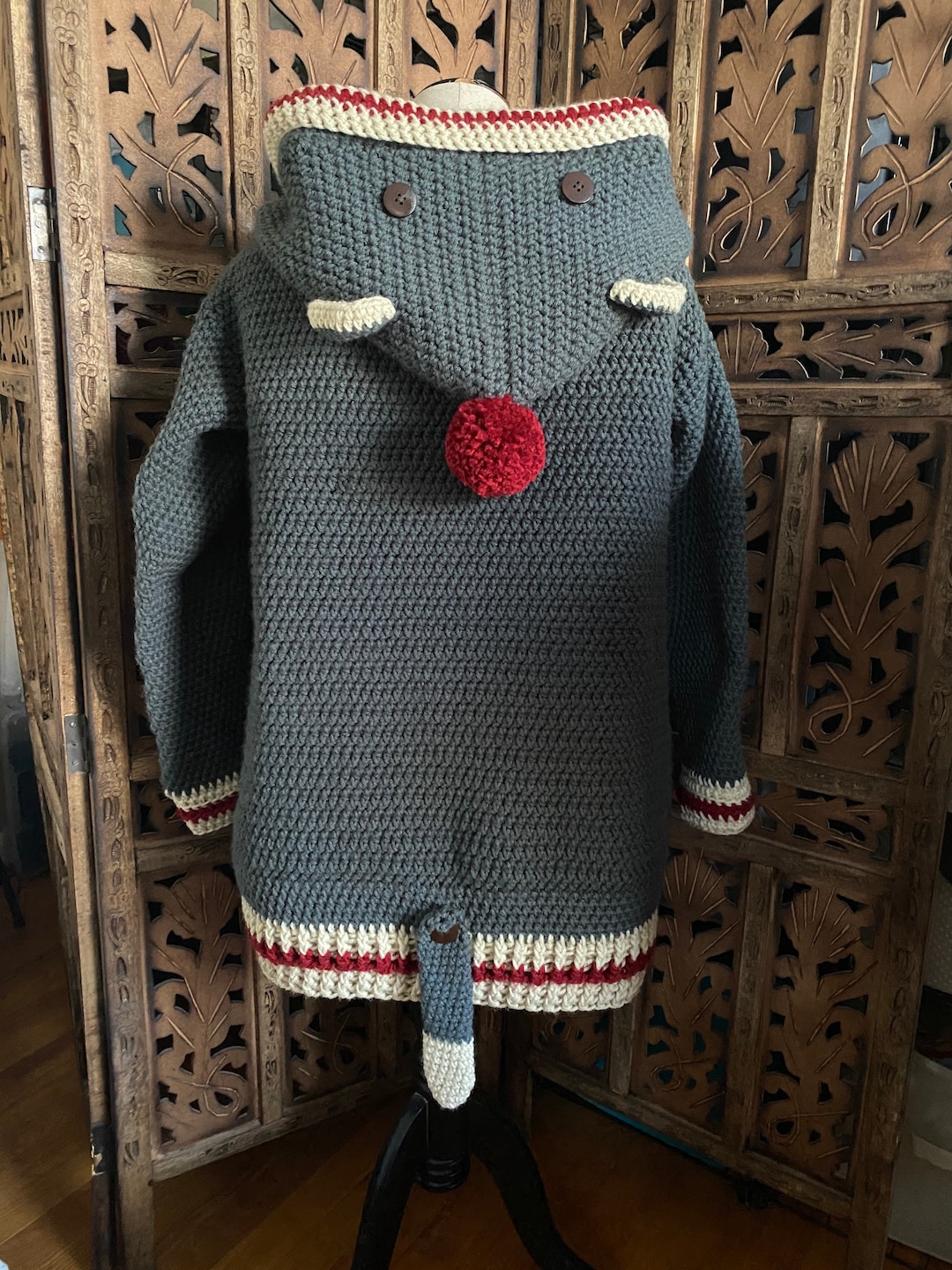 Sock Monkey Sweater - Made to Order - Etsy