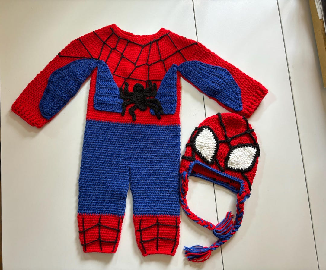 Spider Jumpsuit and Matching Hat Onesie Made to Order - Etsy