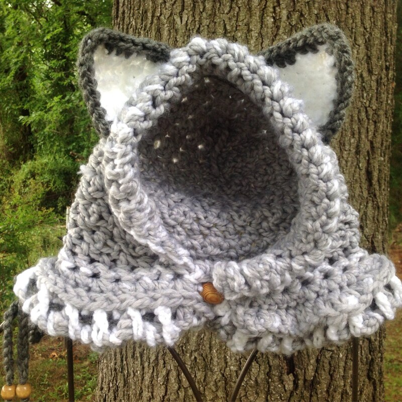 Crochet Wolf Hat - Etsy