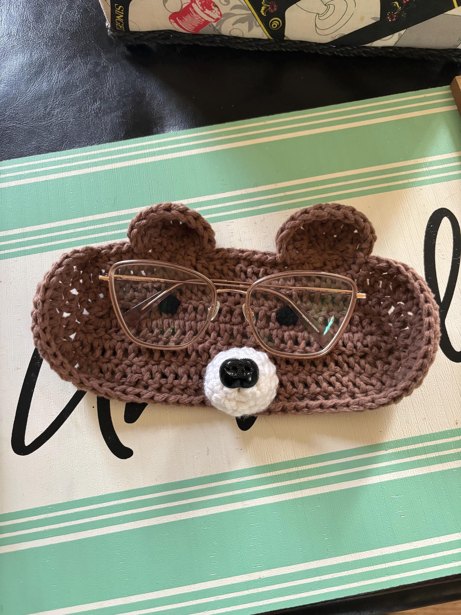 Eyeglass Holder Chicken Crochet Glasses Caddy - Etsy