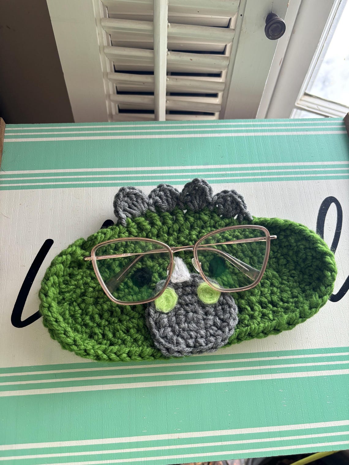 Eyeglass Holder Chicken Crochet Glasses Caddy - Etsy
