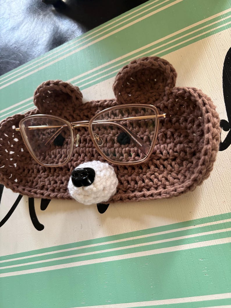 Eyeglass Holder Chicken Crochet Glasses Caddy - Etsy